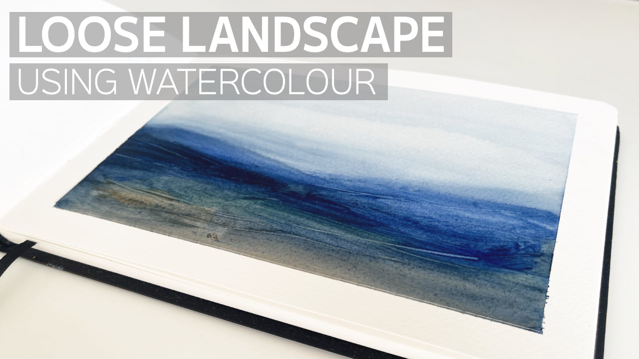 Loose Landscape Using Watercolour and Aquapasto Medium – AnnaMabella E ...